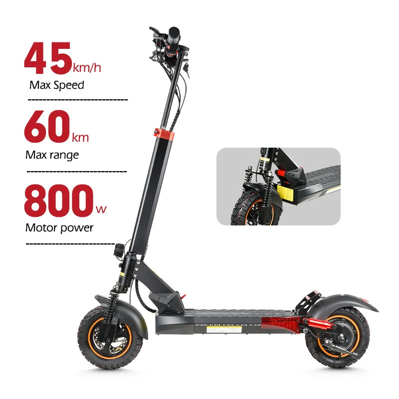 MX14 Electric Scooter 10-Inch Dual Disc Brakes Foldable | 500W Motor ...